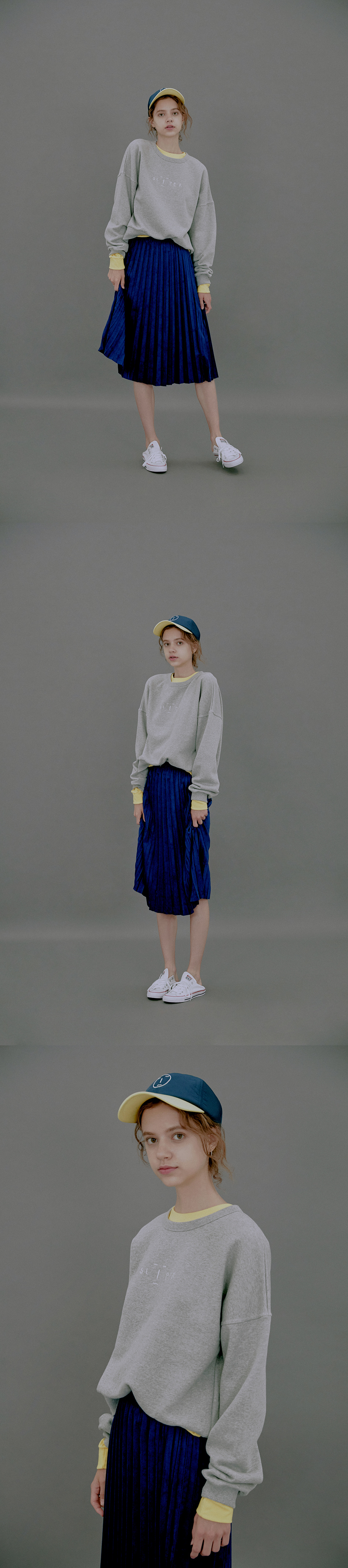 ktown4u.com : [SKULLHONG] SLEEPER SWEATSHIRT GREY [18FW]